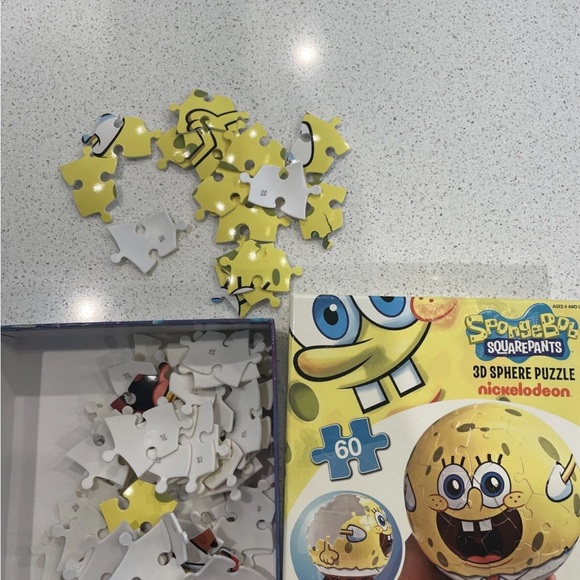 Nickelodeon | Toys | Nickelodeon Spongebob 3d Sphere Puzzle Yellow And ...